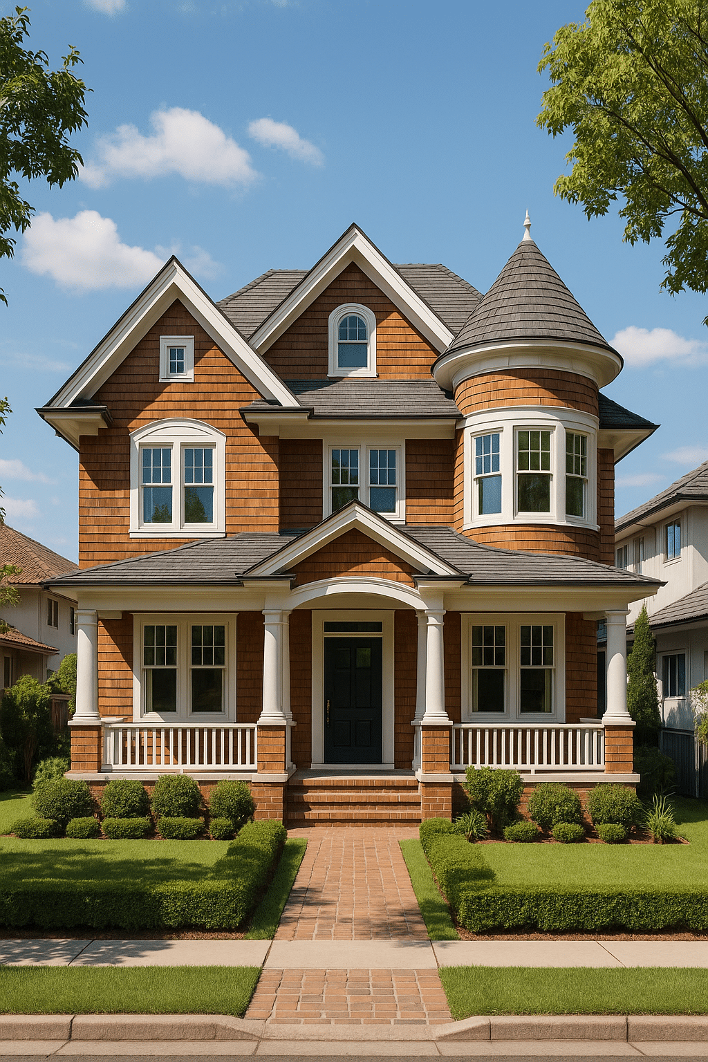 25 Ide Desain Rumah American Style Anti Ketinggalan Jaman